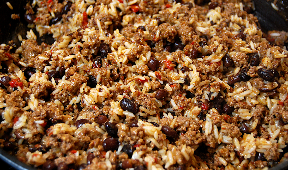 Dirty Rice With Black Beans - Wired Homestead
